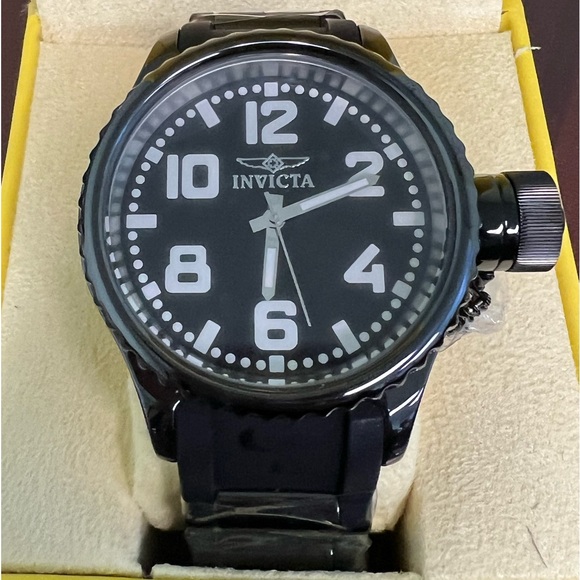Invicta | Accessories | Invicta Russian 959 Diver Model Black Watch ...